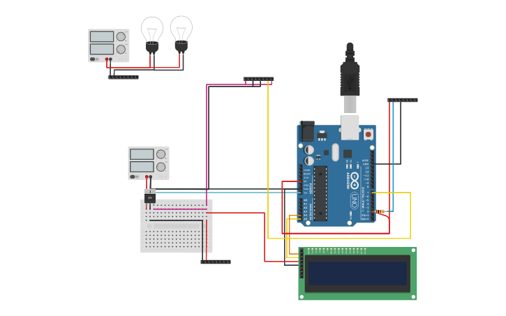 Circuit design Chocadeira com Arduino - Versão Simplificada - Tinkercad