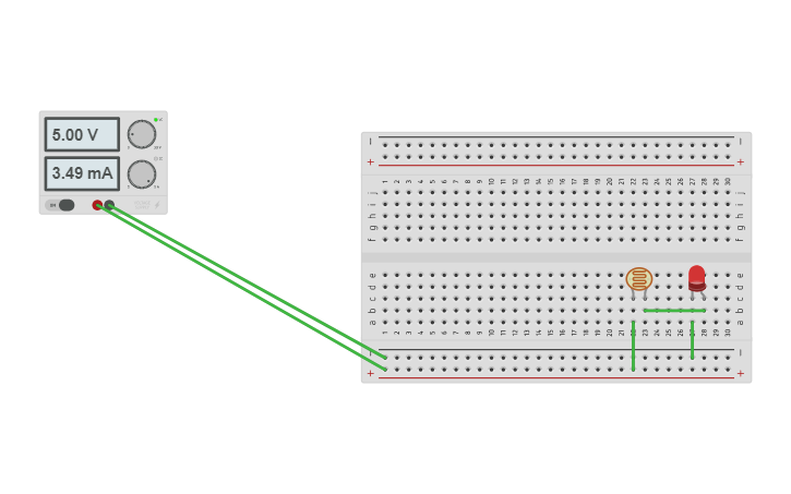Circuit Design Light Tinkercad