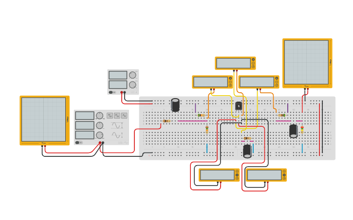 Circuit design Common-Emitter (CE) Amplifier 6010610092 - Tinkercad