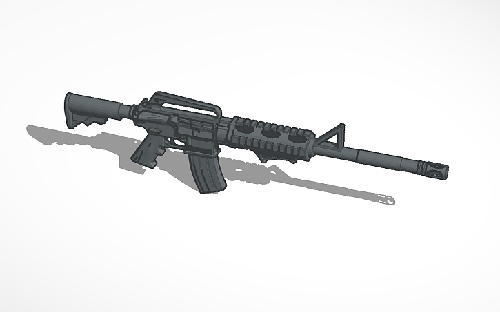 3D design M16 - Tinkercad