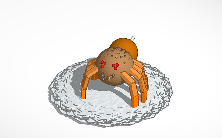 3D design Spider - Tinkercad