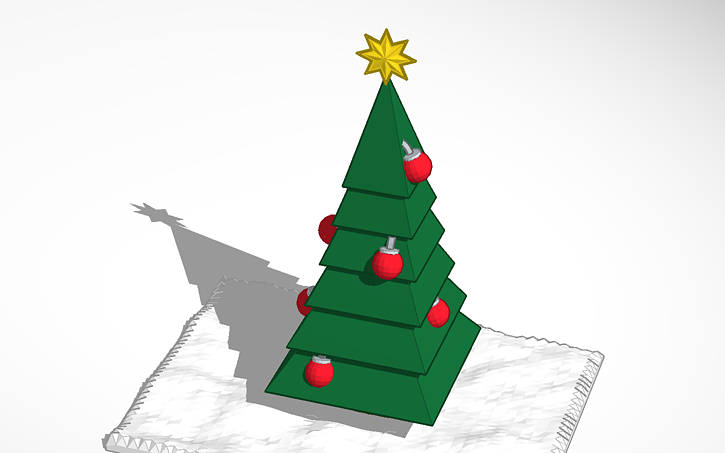 3D design Merry Christmas! - Tinkercad