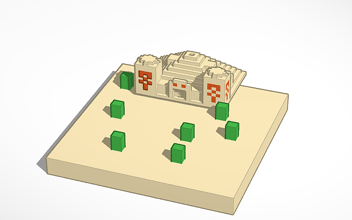 3D design desert - Tinkercad