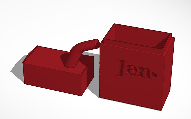 3D design juicebox | Tinkercad