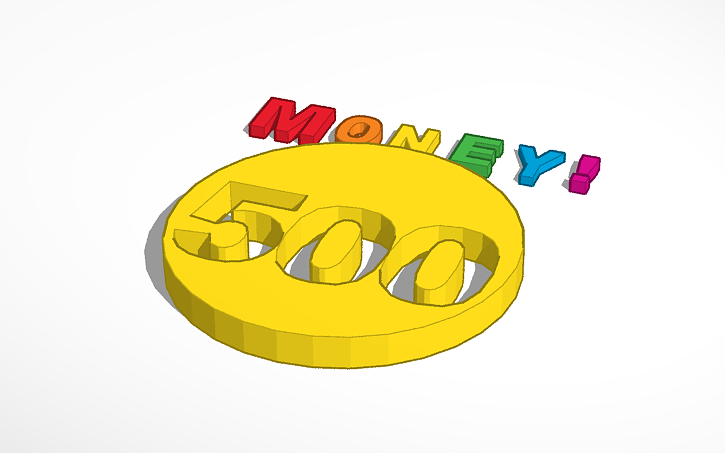 3D design money | Tinkercad