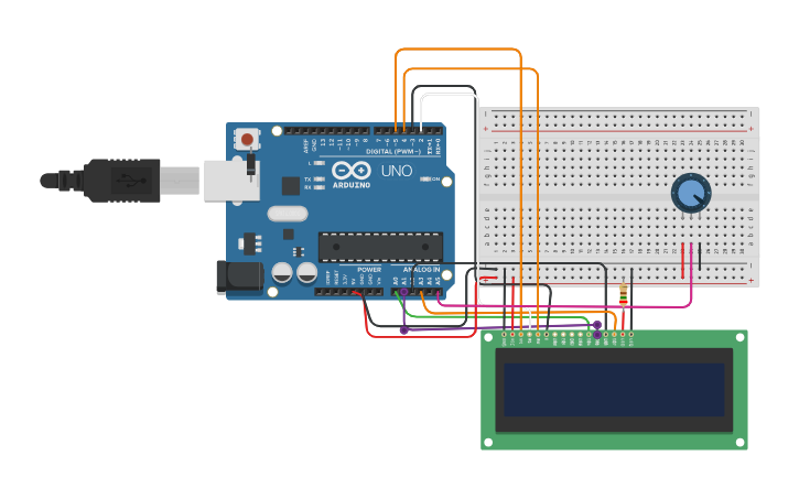 Circuit Design Arduino Game Tinkercad