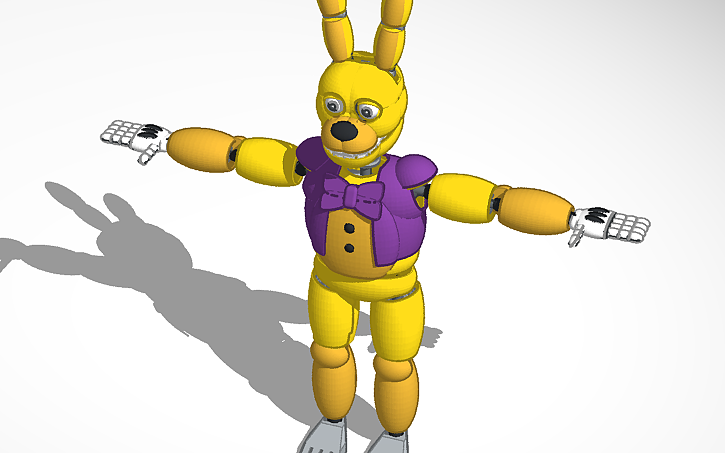 3D design springbonnie - Tinkercad