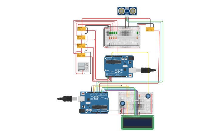 Circuit design Copy of analog_serial_lcd_2_arduinos | Tinkercad Circuit design Copy of analog_serial_lcd_2_arduinos | Tinkercad