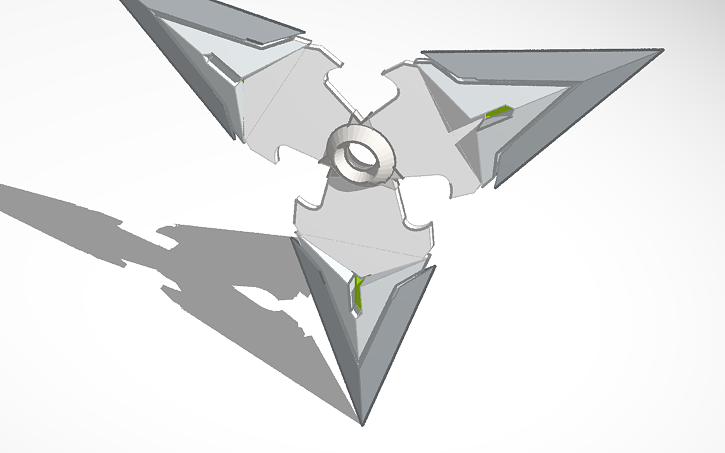 3D design Genji's Shuriken - Tinkercad