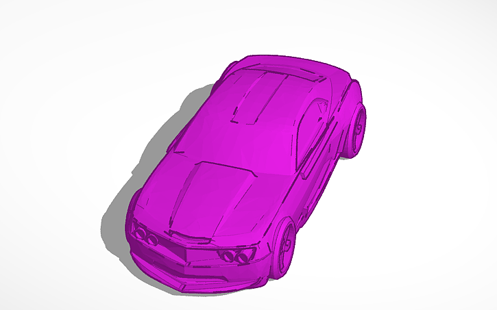 3D design Muscle car | Tinkercad