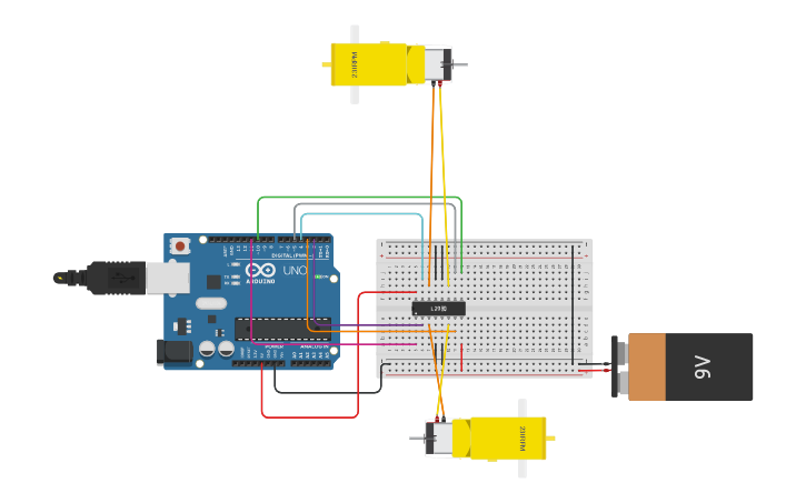 Circuit design Prática 7 | Tinkercad