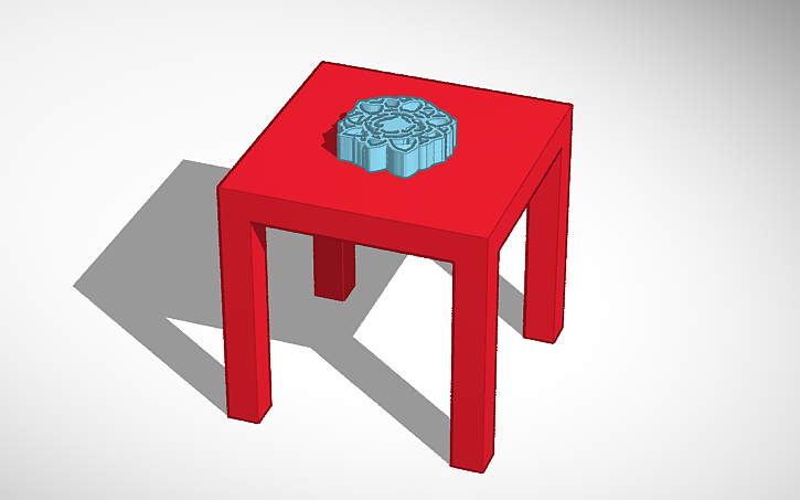 3D design Table - Tinkercad