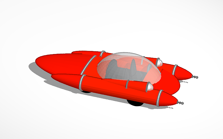 3D design Retro Futuristic Car (Fallout Inspired) | Tinkercad
