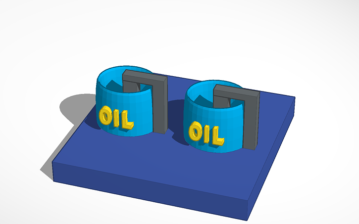 3D design Oil Bin | Tinkercad