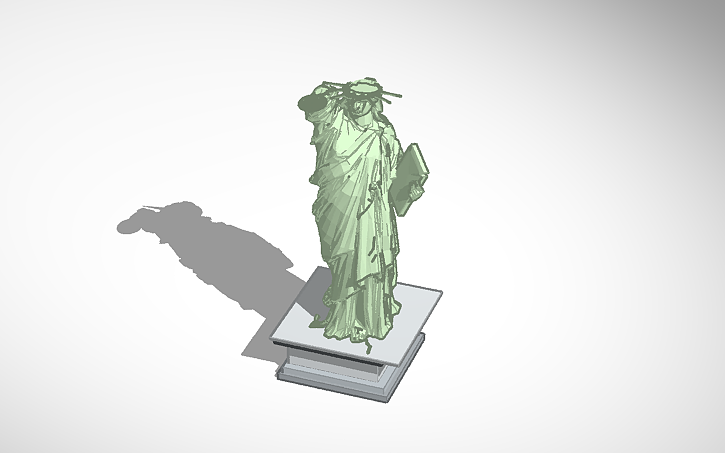 3D design Statue of Liberty - Tinkercad