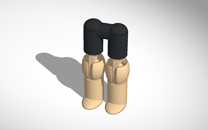 3D design #balljoint Legs and Shorts (Updated) | Tinkercad