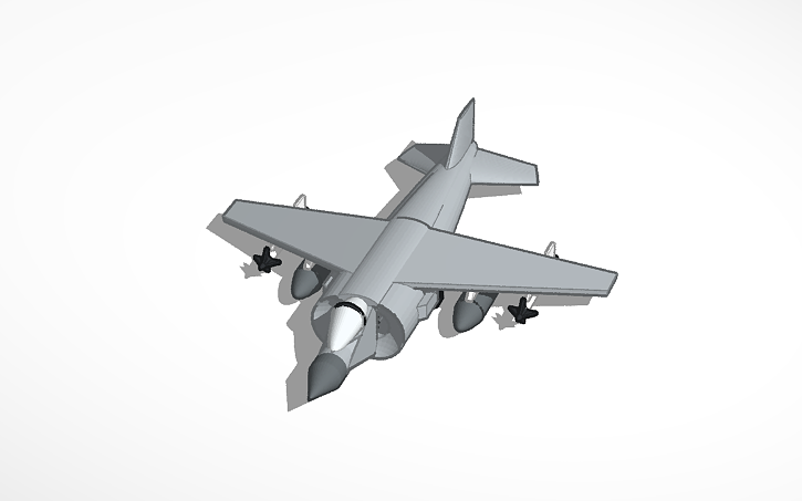 3D design Airplane - Tinkercad
