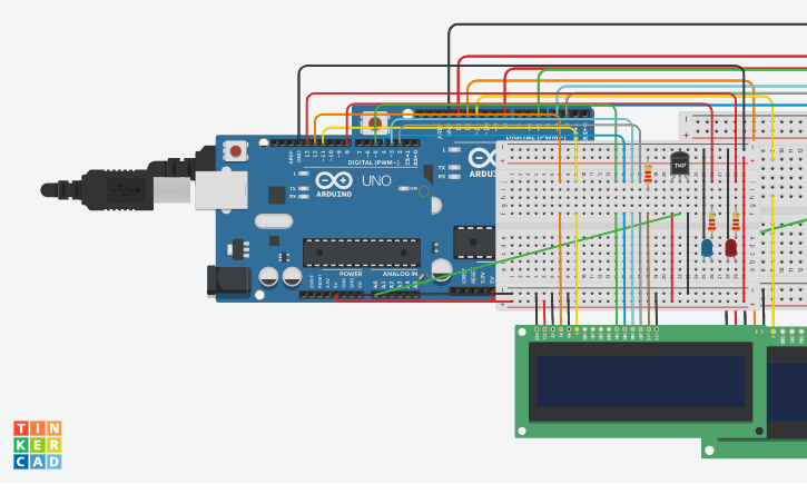 Circuit design Projeto de IOT | Tinkercad