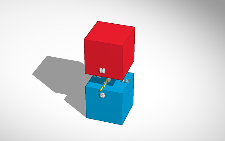 3D design Current wire magnetic force | Tinkercad