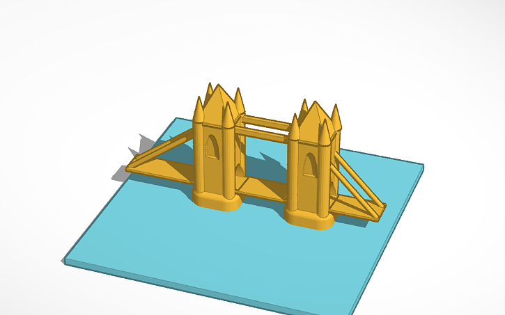 3D design London Bridge | Tinkercad