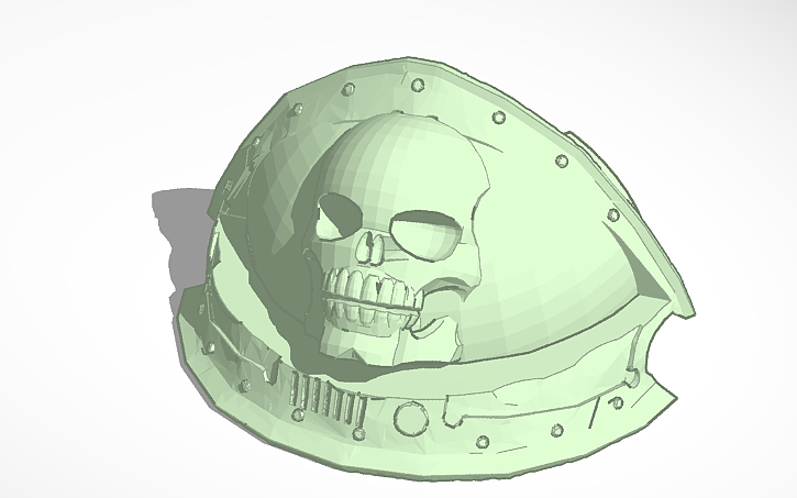 3D design Executioner Knight Shoulder | Tinkercad