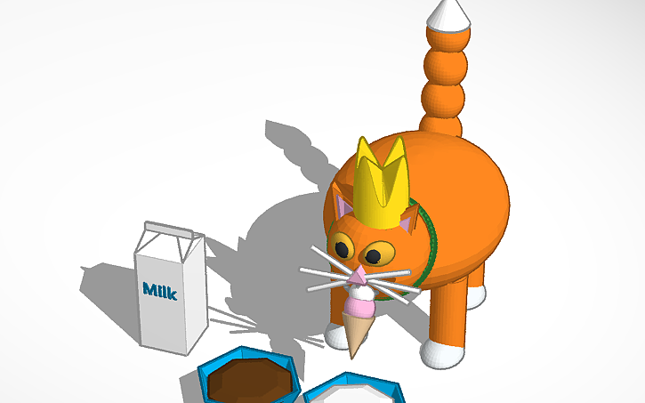 3D design Copy of Tinker Cat - Tinkercad