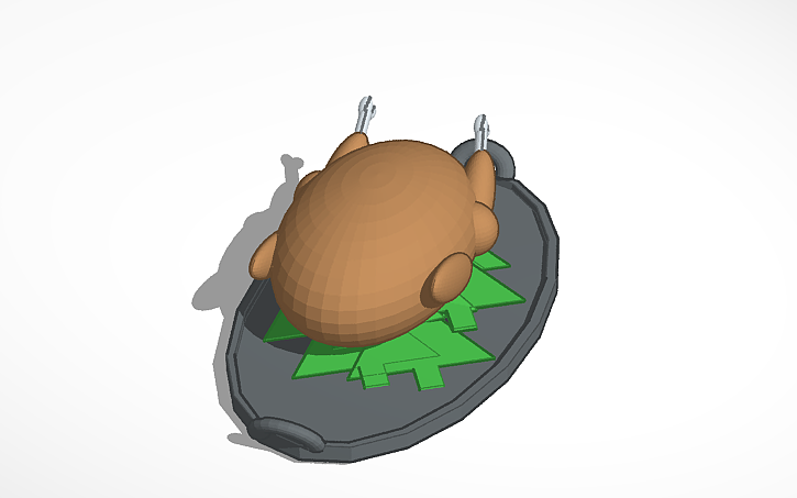 3D design christmas turkey | Tinkercad