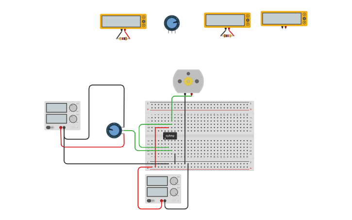 Circuit Design Linear Measurements Tinkercad