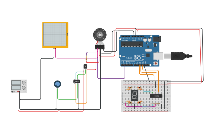 Circuit design Task 3 | Tinkercad