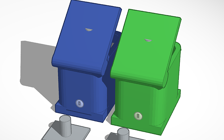 3D design HYDRAULIC DUSTBINS | Tinkercad