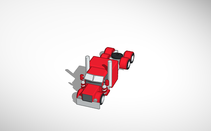 3D design PETERBILT 379 - Tinkercad