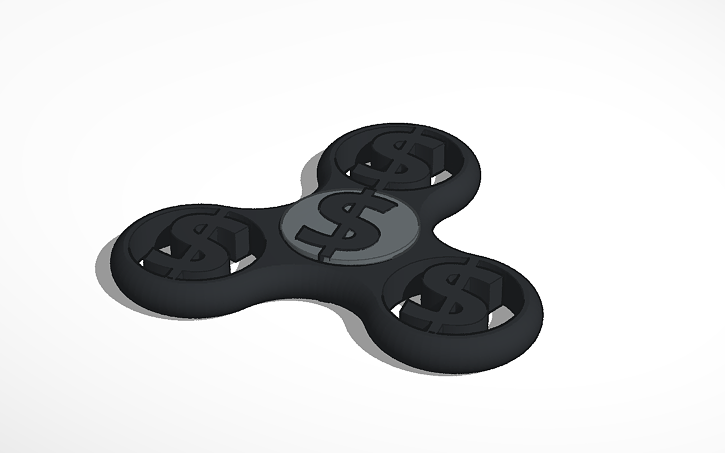 3D design money fidget spinner | Tinkercad