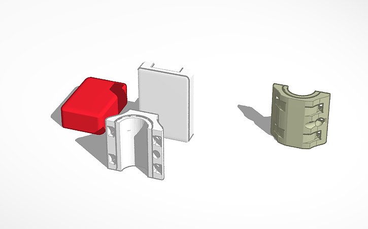 3D design Firehouse Strobe Light Mount for Power2FLY PPG Frame | Tinkercad