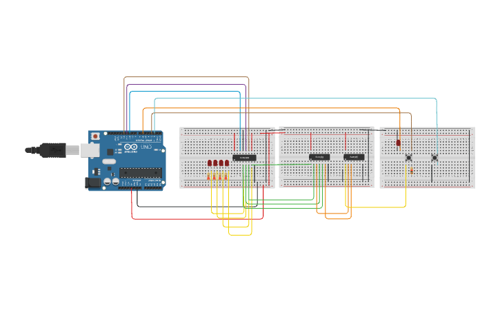 Circuit design Spider Task2 | Tinkercad