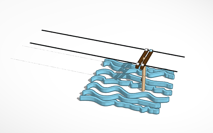 3D design Water Level Indicator Setup Design - Tinkercad
