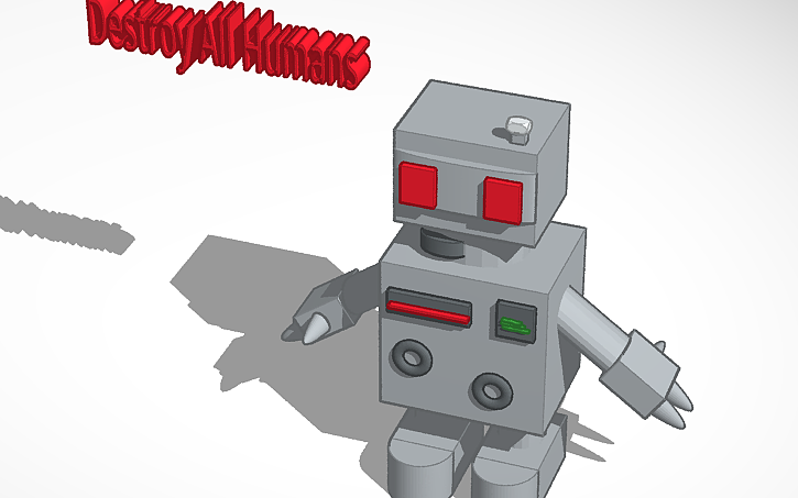 3d Design Robot Tinkercad