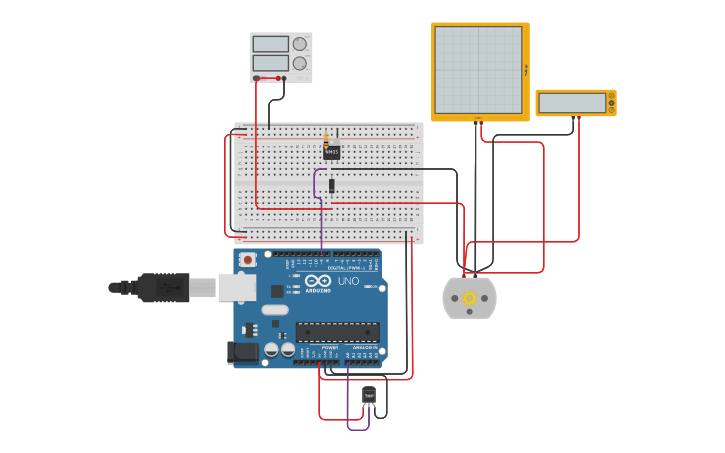 Circuit design Atividade proposta 16 Viviane Cardozo | Tinkercad