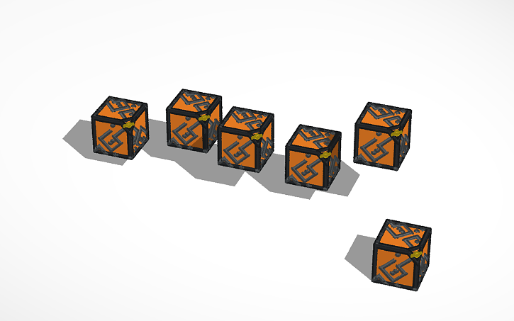 3D design quantum cube - Tinkercad