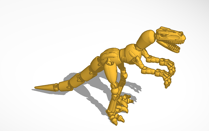 3D design dinosaur - Tinkercad