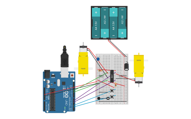 Circuit design Exam Circuit | Tinkercad