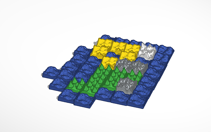 3D design Terrain | Tinkercad