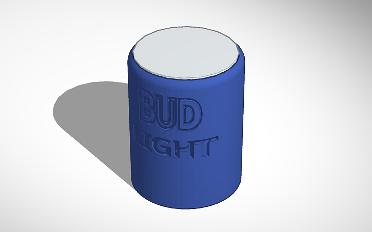 3D design Bud light | Tinkercad