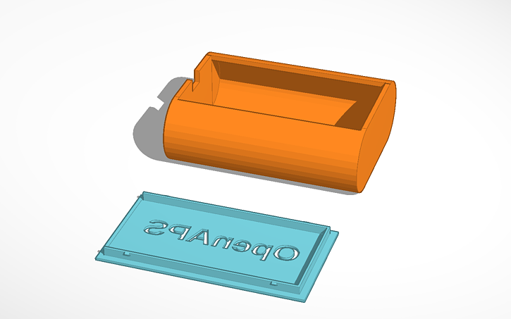 3D design OpenAPS Edison & 18650 larger case | Tinkercad