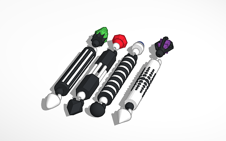 3D design Mini Customizable Sonic screwdriver - Tinkercad