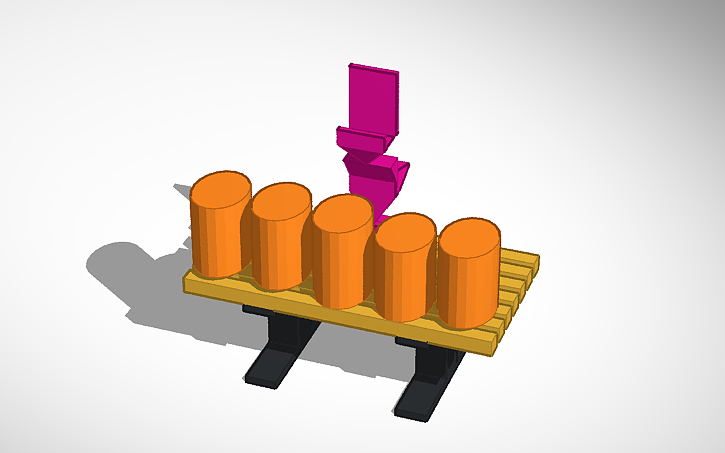 3D design Shoe Stand - Tinkercad