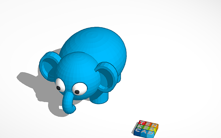 3D design Elephant | Tinkercad