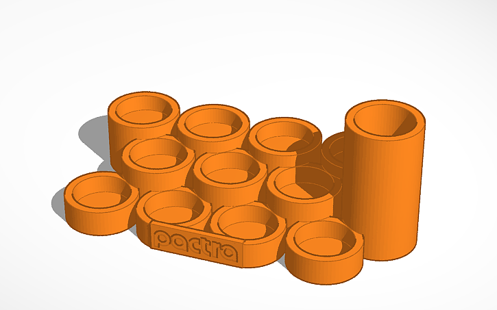 3D design Pactra for farb | Tinkercad