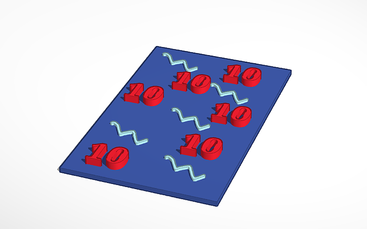 3D design The river 10s | Tinkercad