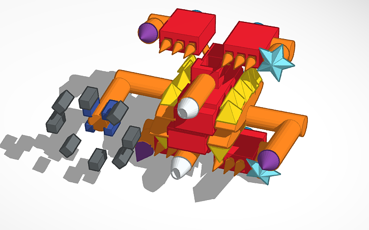 3D design super tank | Tinkercad