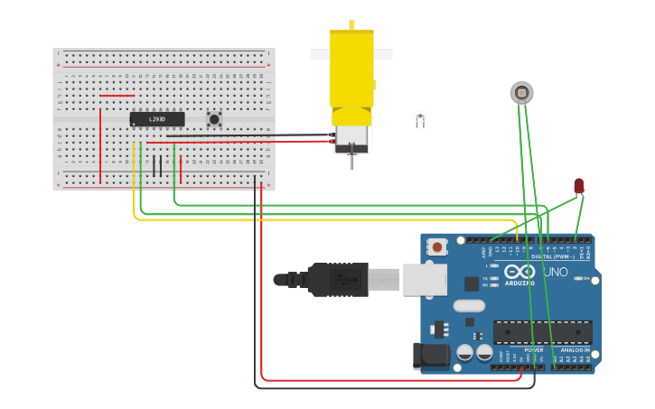 Circuit design Copy of Copy of Motor control using a L298N H-bridge ...